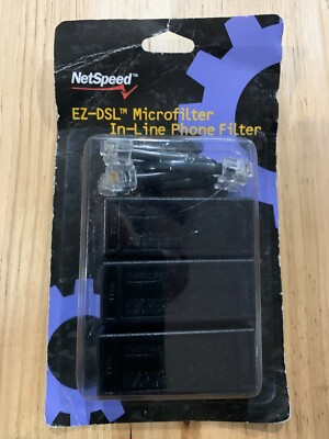 Netspeed EZ-DSLl Microfilter in-line phone filter NIB | eBay