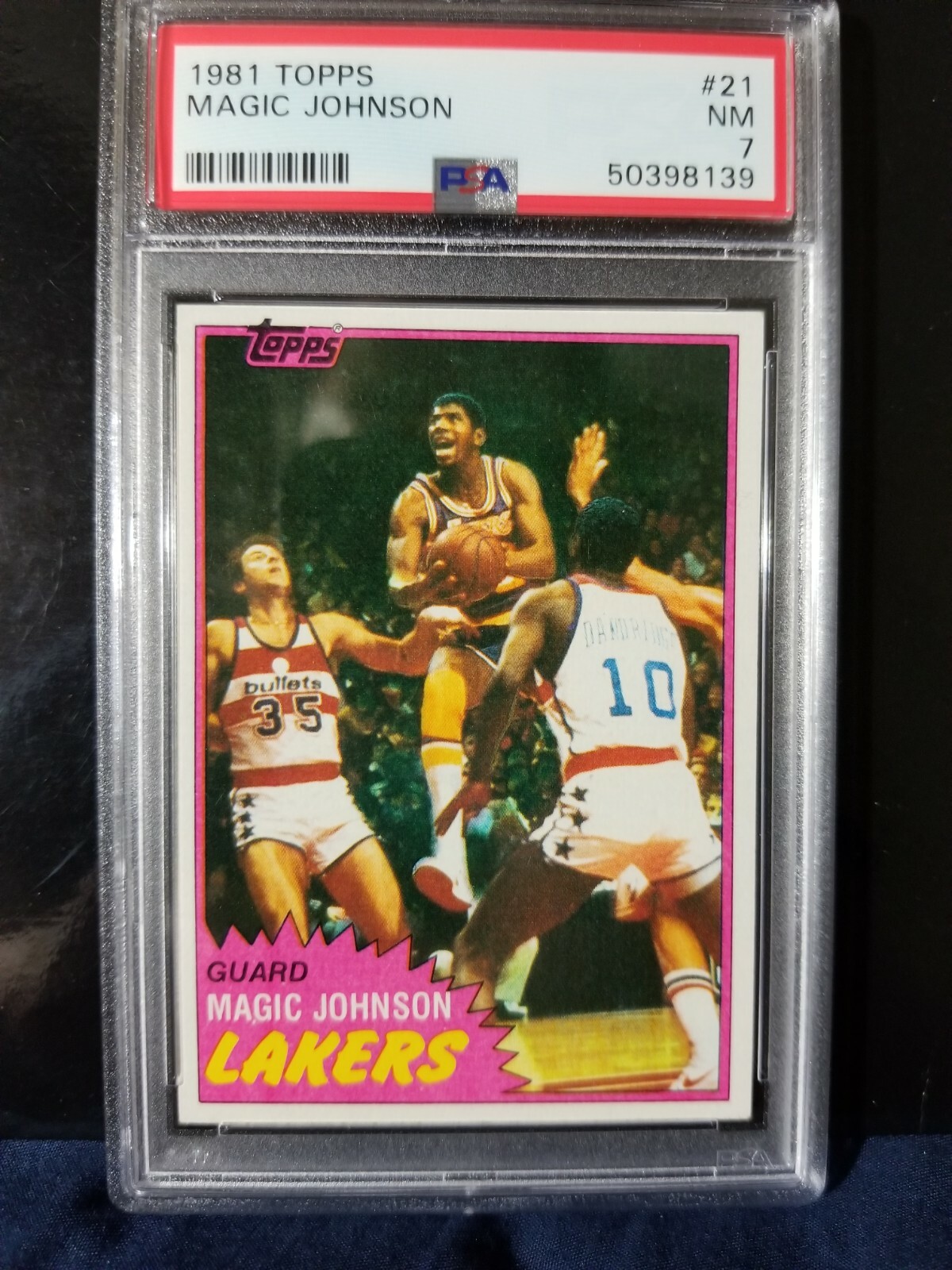 Magic Johnson ROOKIE 1981 Topps West #109 First Solo Los Angeles Lakers ...