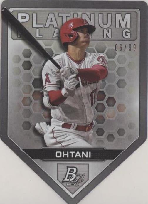 2022 Bowman Platinum - Platinum Plating Die-Cuts Shohei Ohtani #PPDC-3 /99 for sale online | eBay