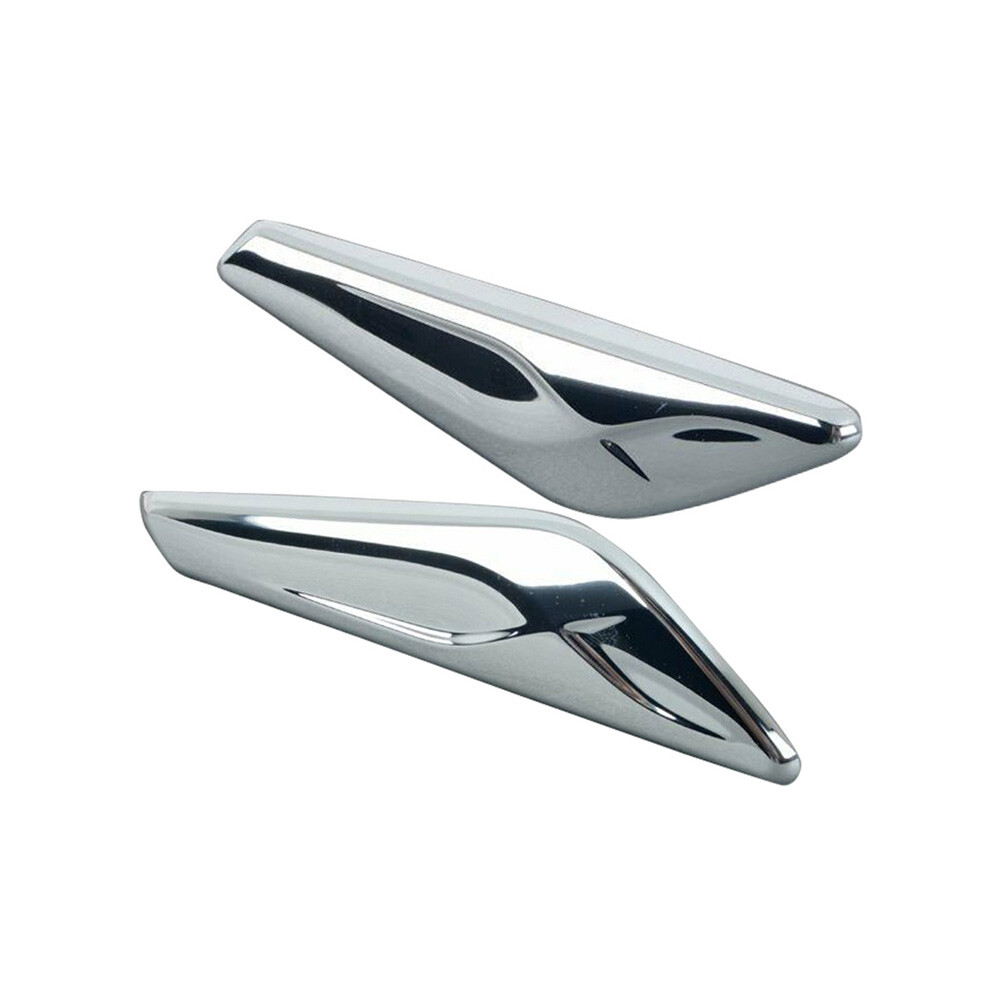 Pair Chrome Side Marker Fender Finisher Trim Fits BMW X3 X4 F25 F26 ...
