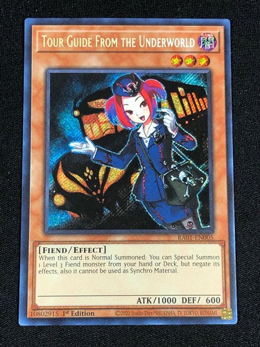 YUGIOH TOUR GUIDE FROM THE UNDERWORLD RA01-EN005 1ST SECRET (NM) | eBay