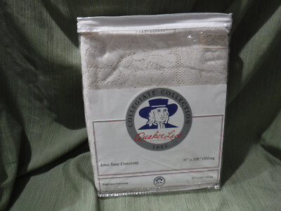 COLLEGIATE COLLECTION QUAKER LACE TABLECLOTH, IOWA STATE UNIVERSITY ...