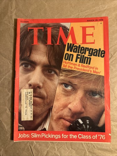 Time Magazine March 29, 1976 Watergate On Film | eBay