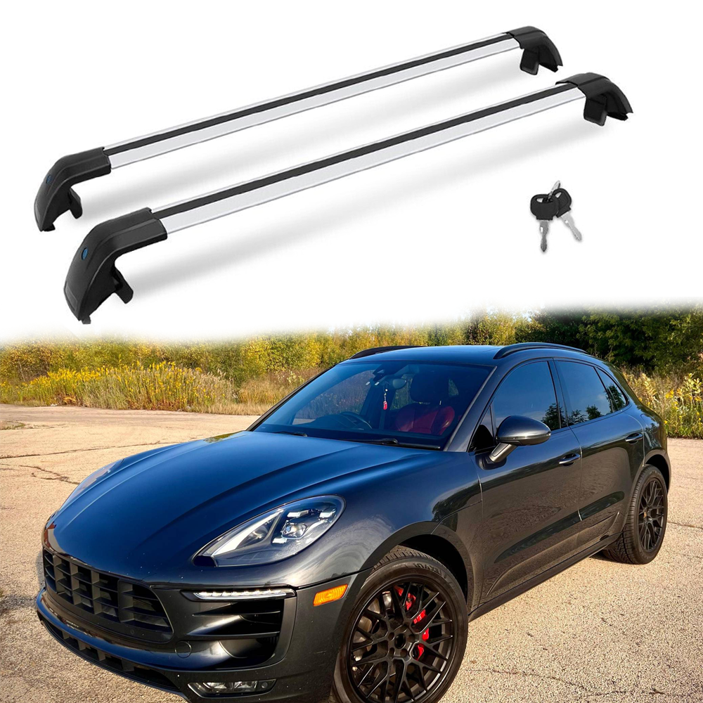 Roof Rack Rail Cross Bars For Porsche Macan 2015-2023 Cargo Carrier ...