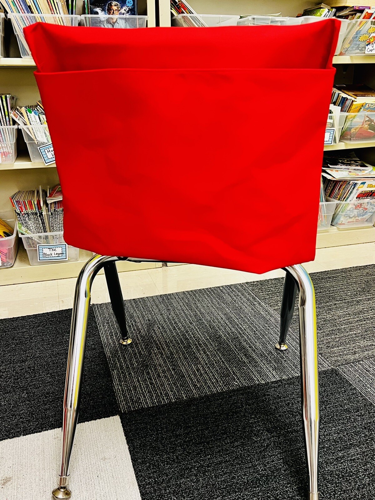 1 SMALL SEAT DESK CHAIR POCKET SACK Fits Chairs 11" WIDE or Smaller ...