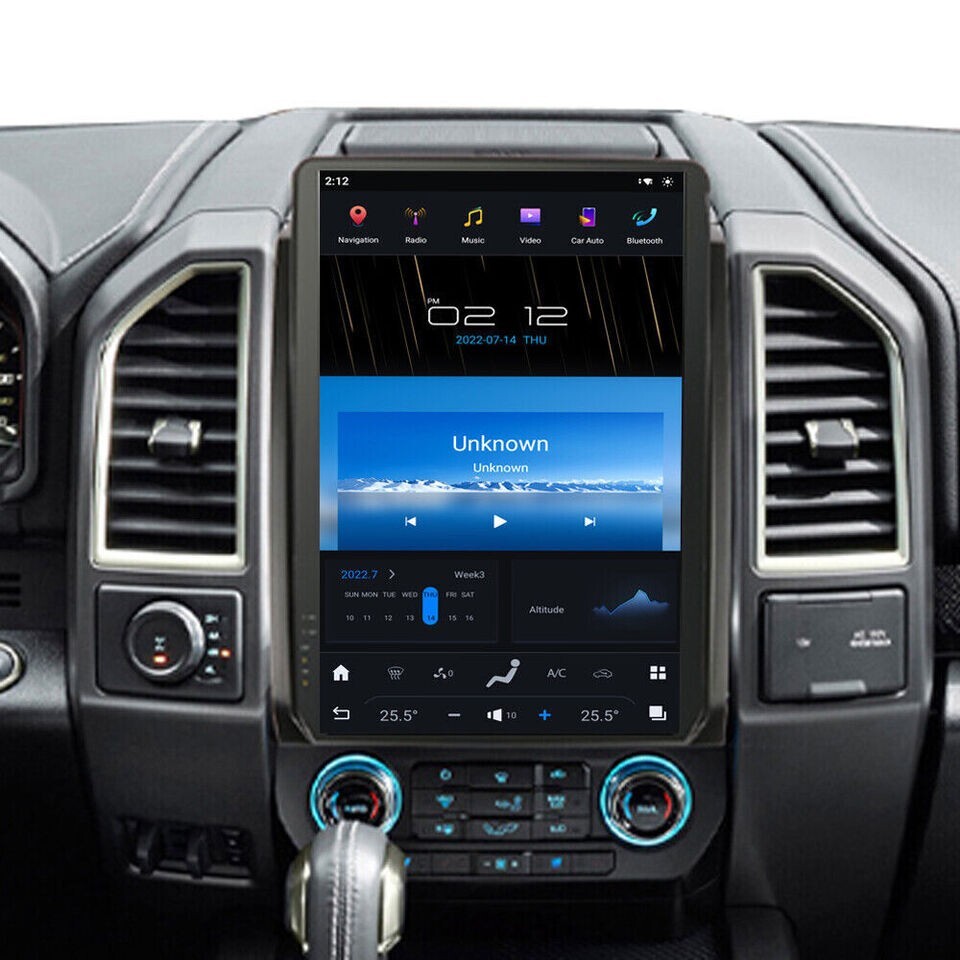 14.4" 128g Android Car Radio Carplay Stereo Tesla Screen For Ford F150 ...