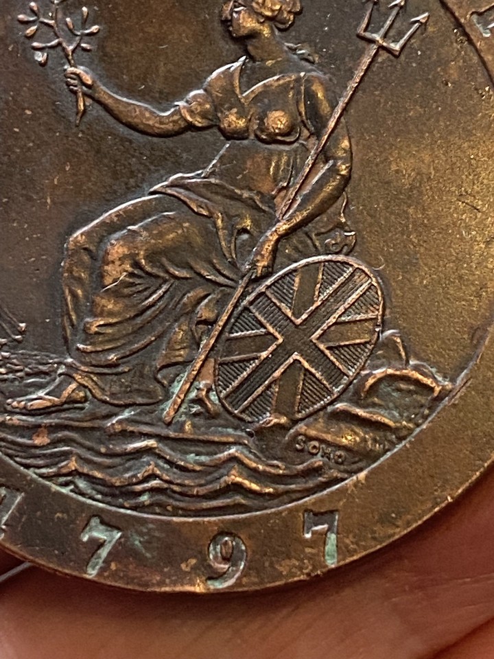 1797 Cartwheel Two Penny Coin King George III Great Britain | eBay UK