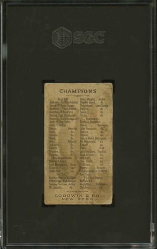 1888 N162 Goodwin Champions Dan Brouthers SGC 1.5 | eBay