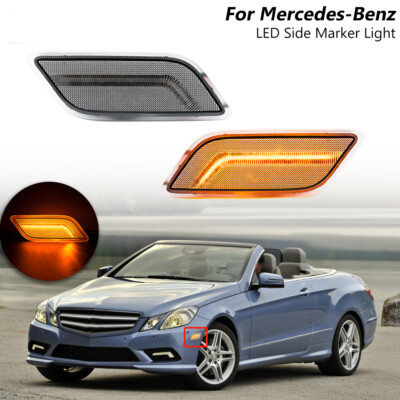 LED Bumper Side Marker Light For 2010-13 Mercedes Benz E-Class W207 ...