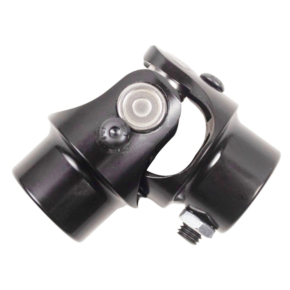 Black 3/4" DD x 3/4" 36 Spline Universal Steering Shaft U Joint ...