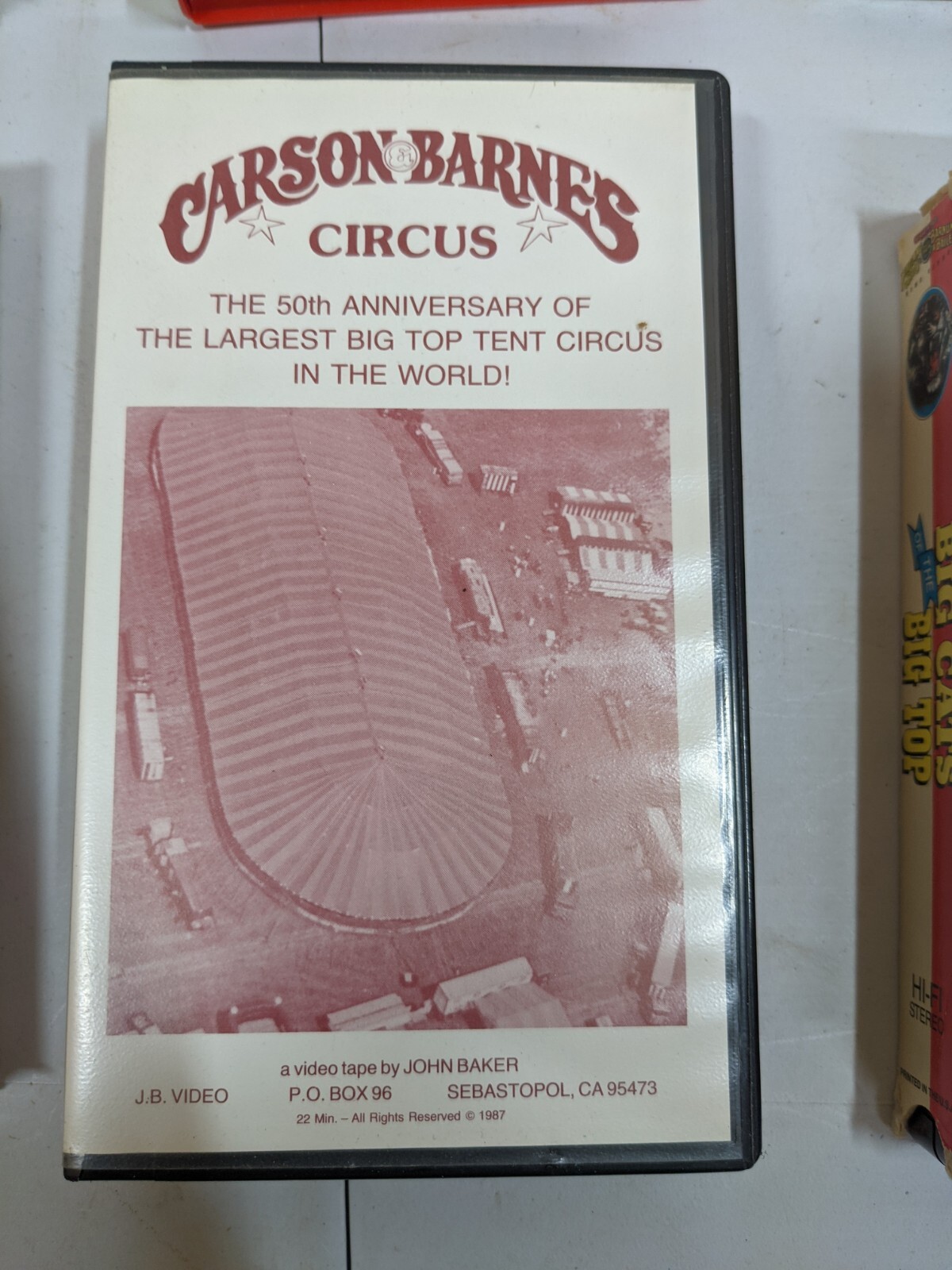 12 Circus VHS Tapes 70s 80s Ringling Bros Great Wallendas Carson Barnes ...