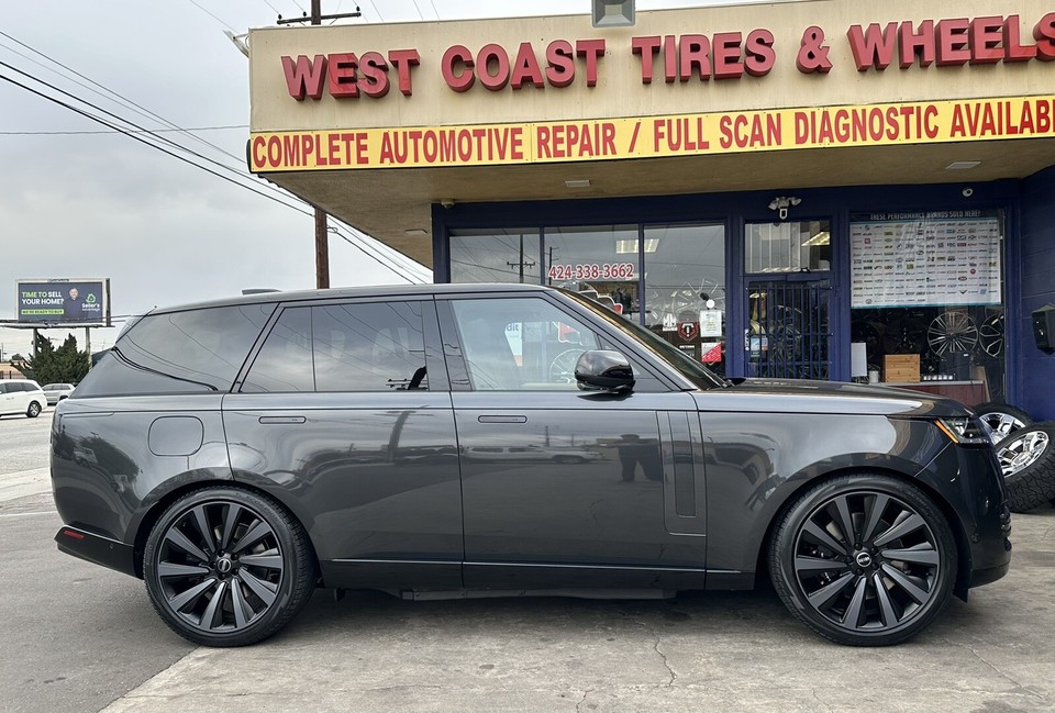 23'' inch SV Style Wheels fit Land Rover Range Rover Satin Black Grey ...