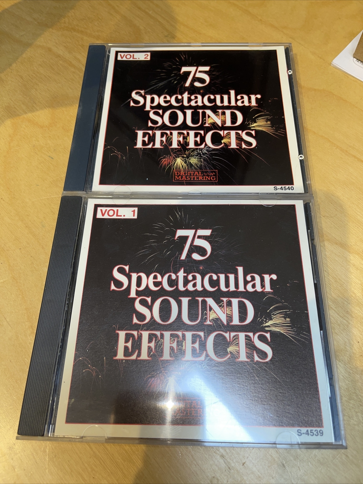 75 Spectacular Sound Effects Vol 1 & 2 150 Total Sounds 2 CD's Digital ...