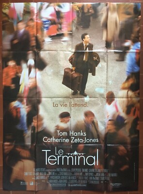 Poster THE TERMINAL Steven Spielberg TOM HANKS Catherine Zeta-Jones ...