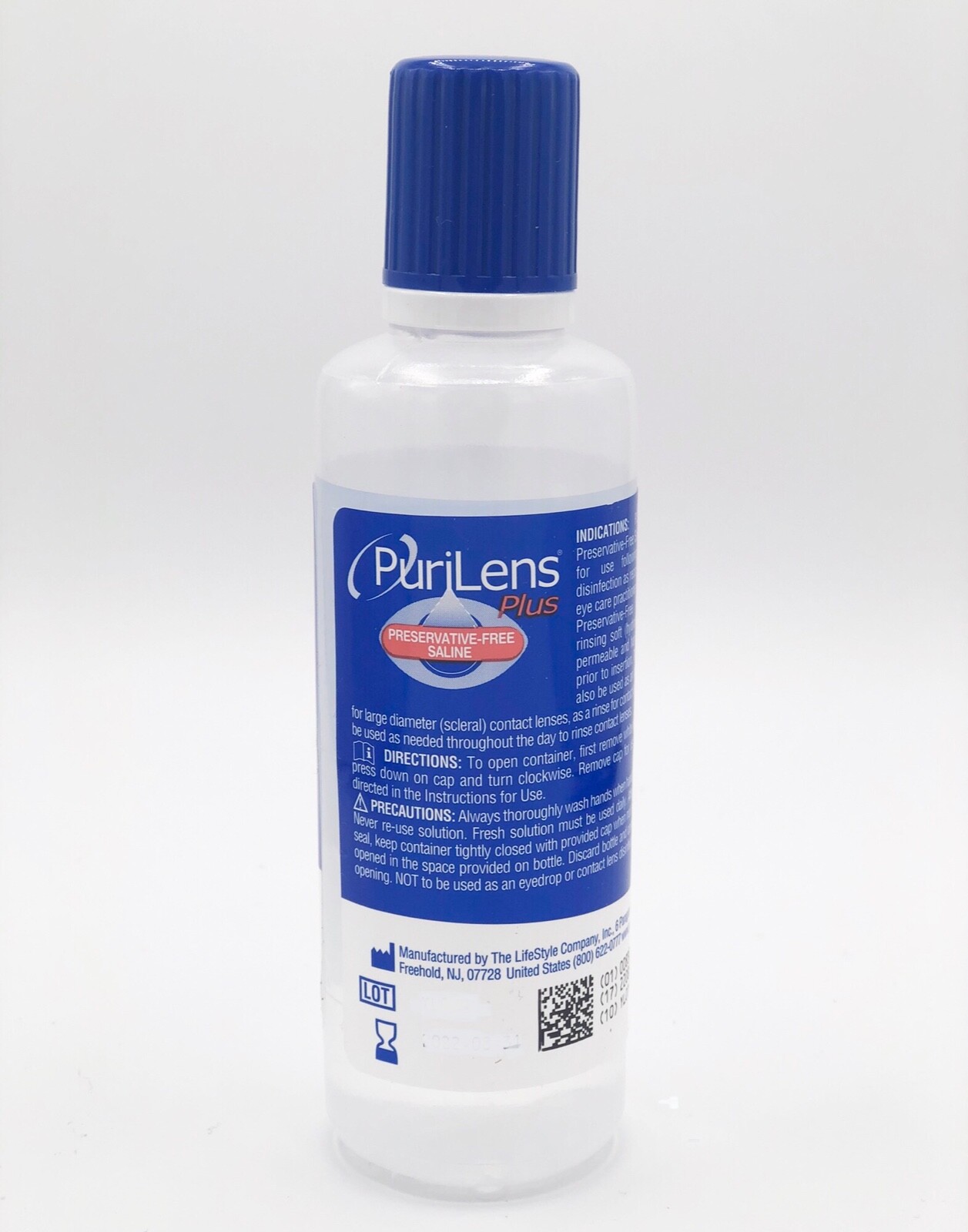 PuriLens Plus Preservative Free Saline 4 oz Bottle (Unisol 4 ...