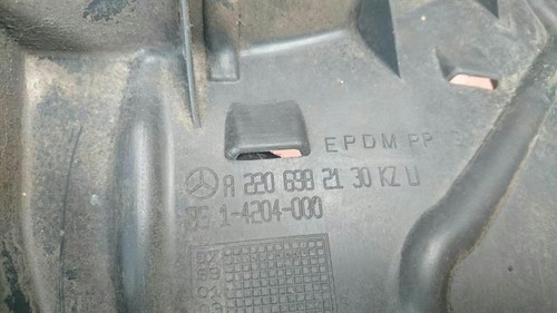 MERCEDES-BENZ S CLASS W220 NSR PASSENGER REAR WHEEL ARCH LINER SPLASH ...