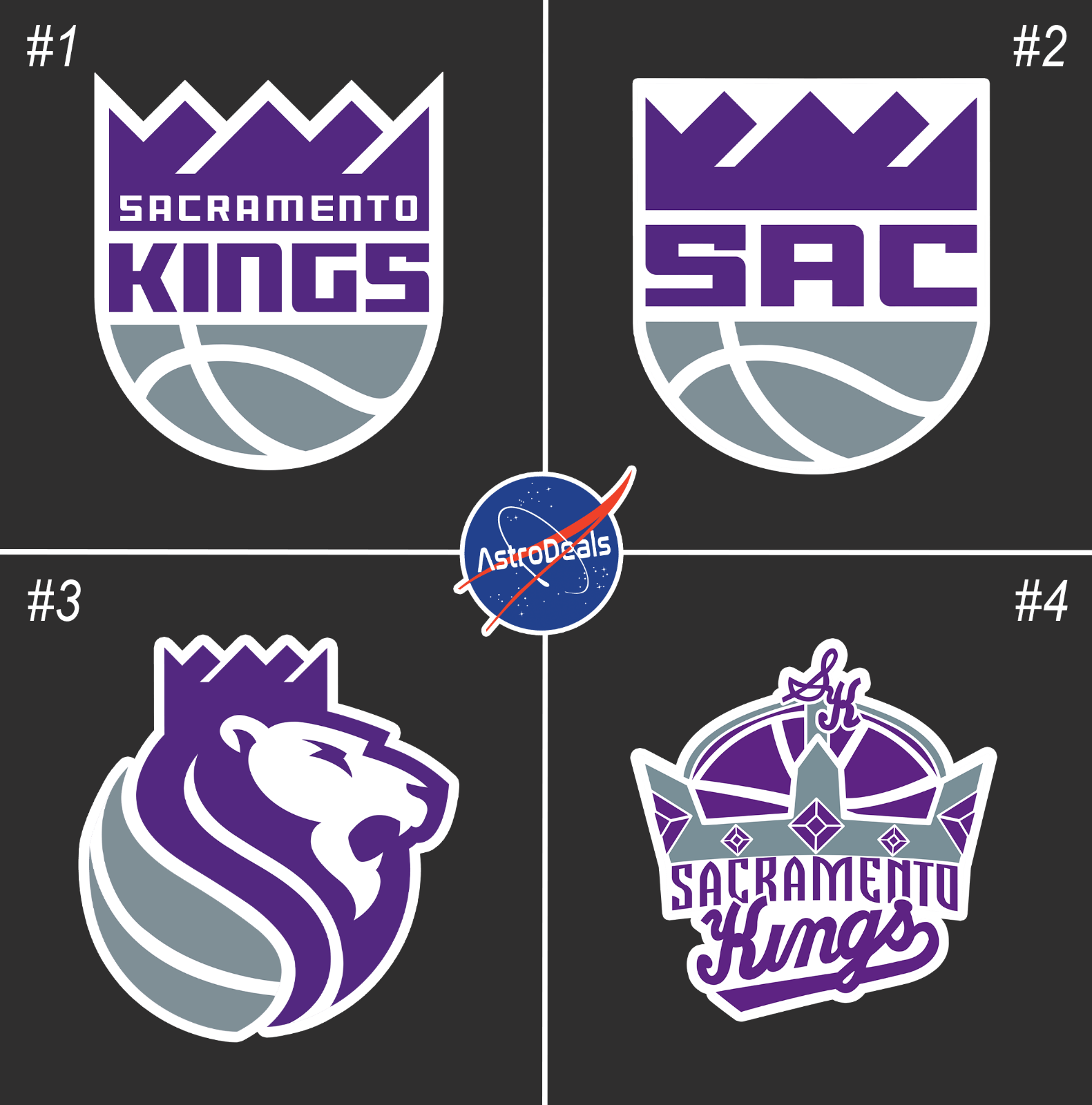 Sacramento Kings Basketball Team Logo NBA Sticker Decal Vinyl *Size: 3 ...