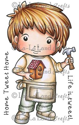 Building Luka Stamp Set Cling Unmounted Rubber Stamp La La Land Crafts ...