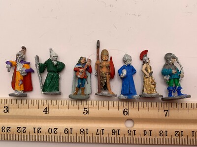 Vintage Ral Partha Lot 7pc Metal Miniature RPG D&D Figures 1977 1979 ...