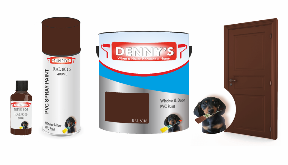 PVC Paint UPVC Door Window Facia Gutter Plastic Paint All Sizes Colours ...