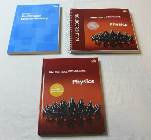 HMH Science Dimensions Physics Teacher & Student Textbook Set 2020 | eBay