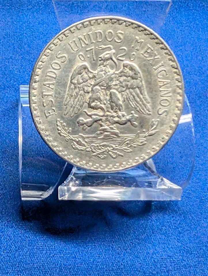 KEY DATE 1935 MEXICO CAP & RAY SILVER UN PESO | eBay