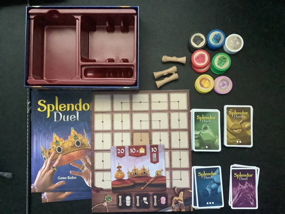 Splendor Duel Board Game, 2022 Space Cowboys, Like New, Complete | eBay