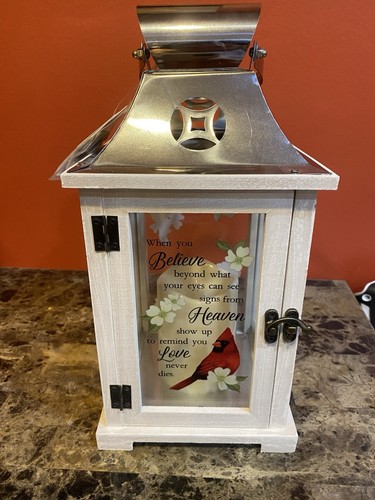 Carson Home Accents Heaven Cardinal Memorial Lantern | eBay