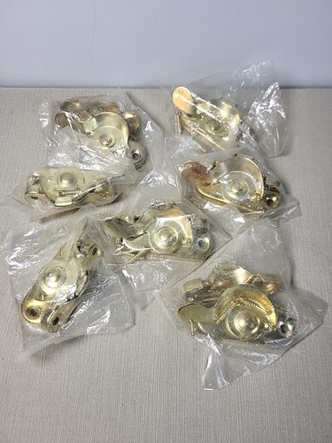 Vintage Window Sash Lock Latch Catch Smooth Shiny Brass with screws NOS ...