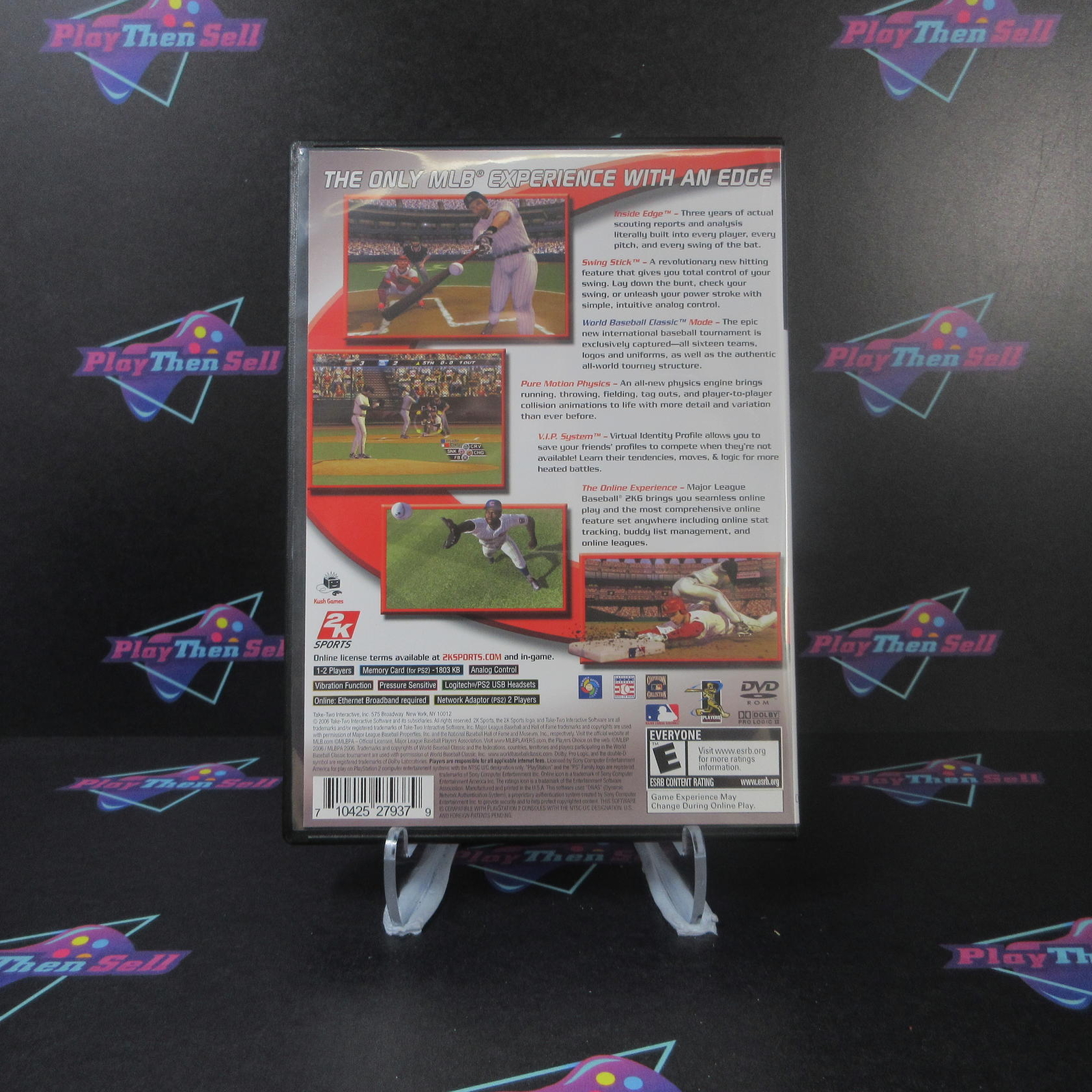 Major League Baseball 2K6 PS2 PlayStation 2 - 1 Year Warranty Game ...