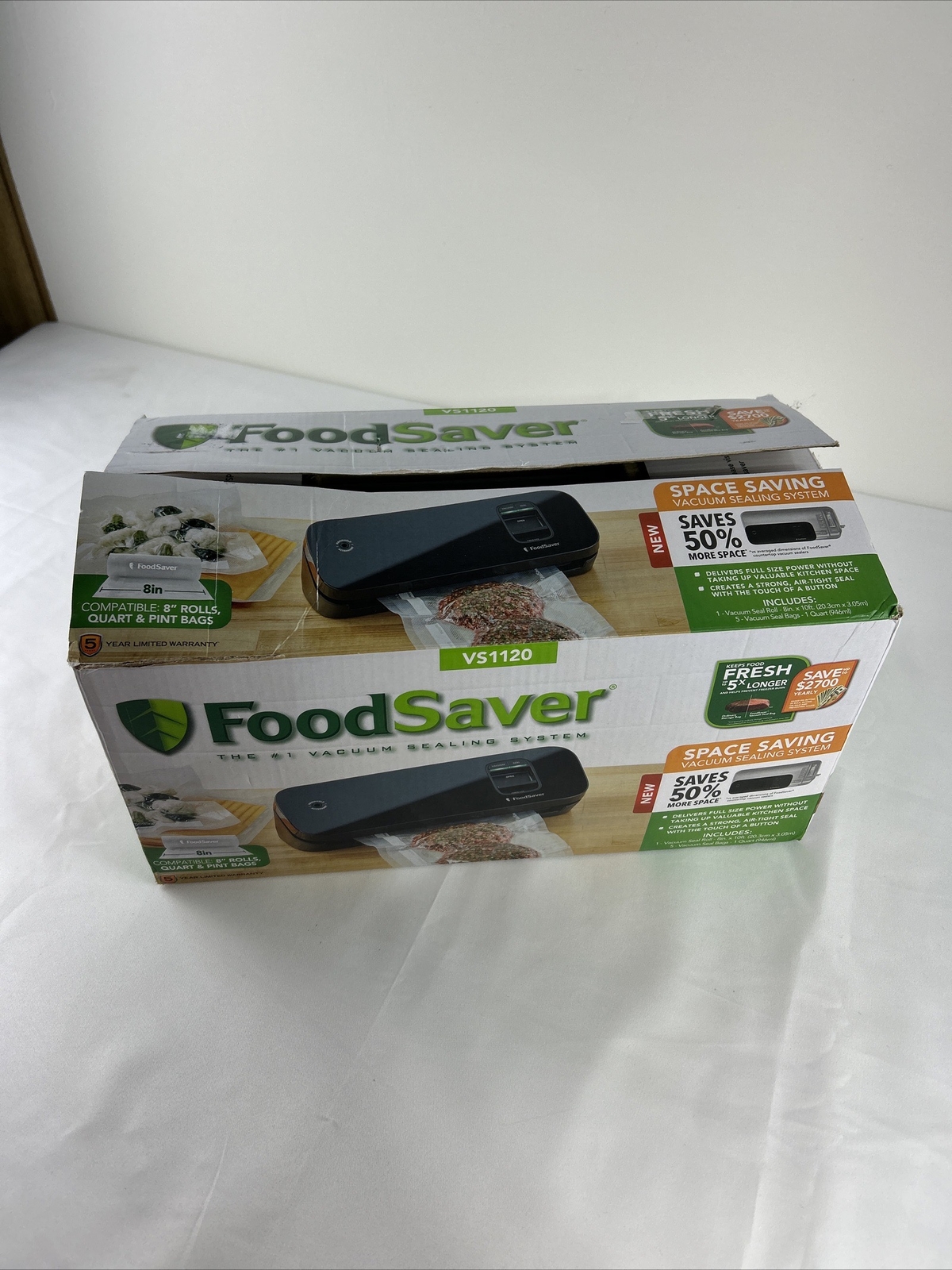 Kitchen Food Vacuum Machine FoodSaver Space Saving Vacuum Sealer System VS1120 | eBay