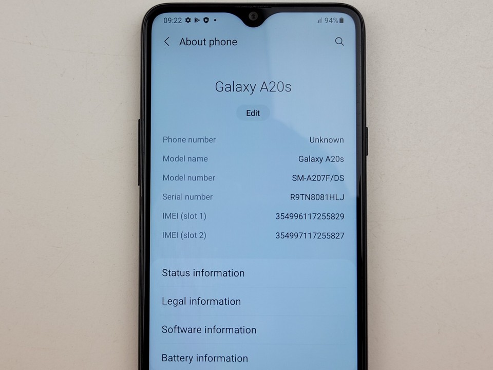 Samsung Galaxy A20s (SM-A207F/DS) 32GB - Black (GSM Unlocked) Dual SIM ...