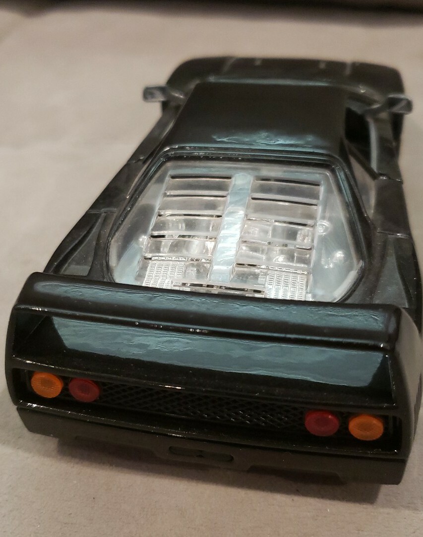 SUNNYSIDE SUPERIOR 1987 FERRARI F4O BLACK SS 9404 EXCELLENT CONDITION ...