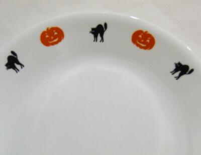 🦇 Corelle HALLOWEEN 12.25 x 10 SERVING PLATTER Plate Pumpkins Black ...