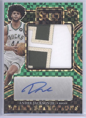 2023-24 SELECT Prime Selections Signatures Andre Jackson Jr. RPA Green ...