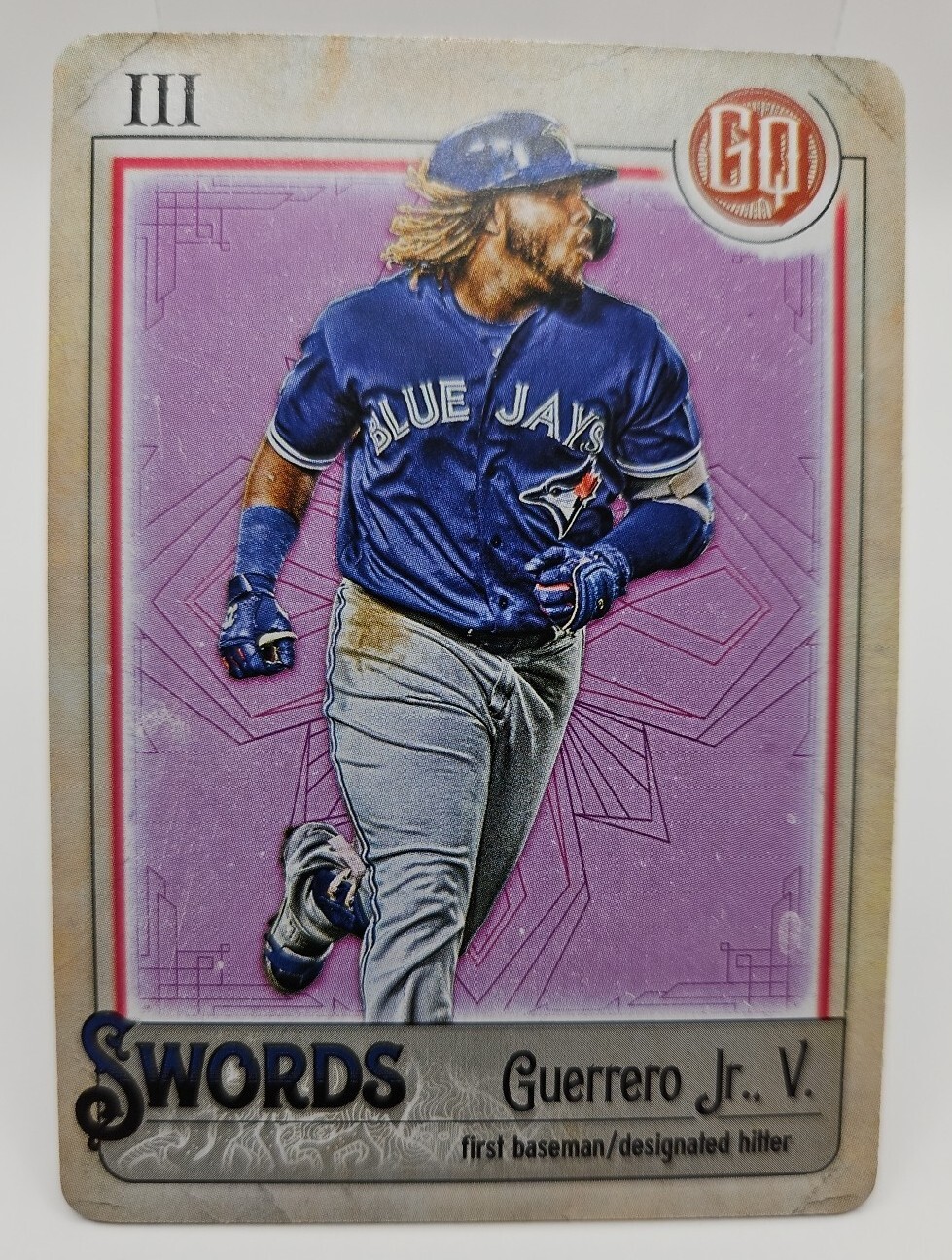 2021 Vladimir Guerrero Jr. Topps Gypsy Queen Swords TOD-6 Tarot Of The ...