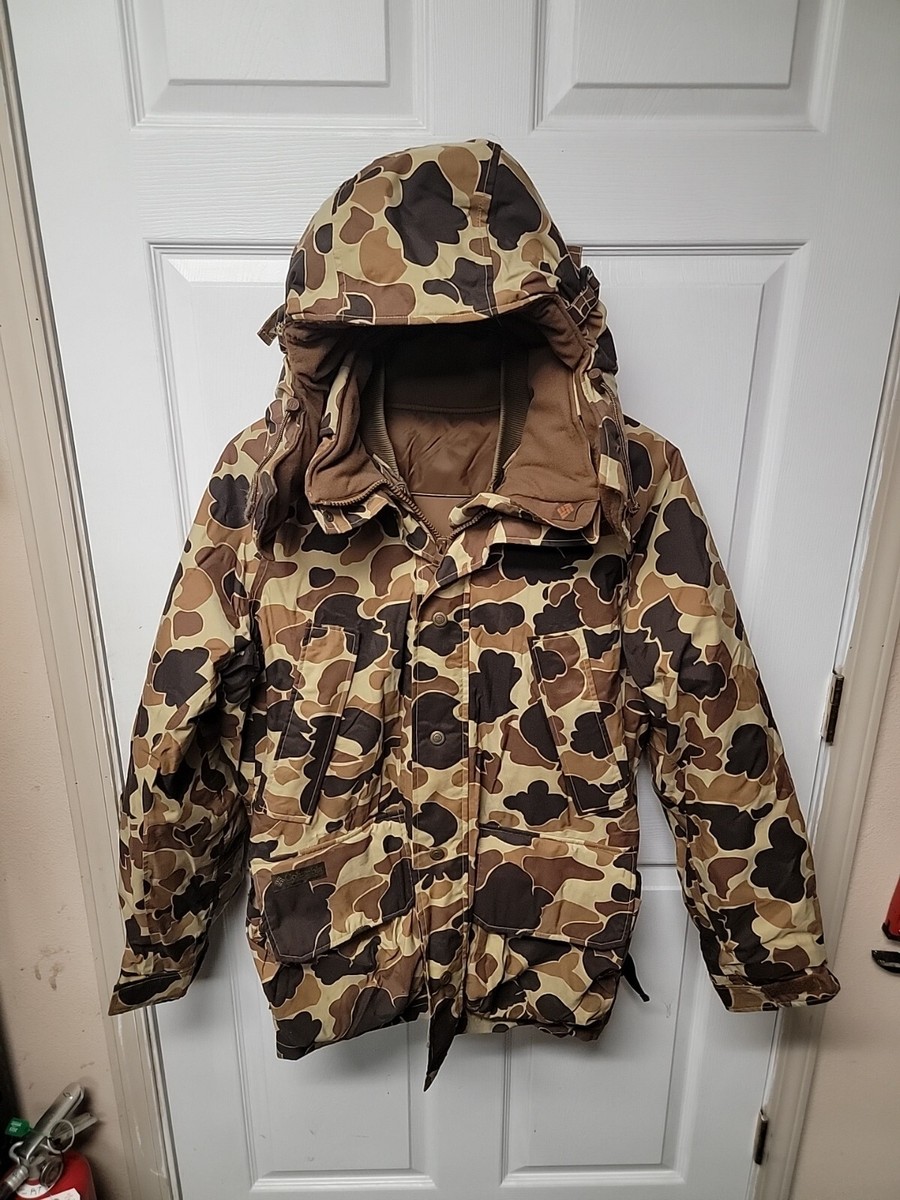 Vintage Columbia Duck Camo 3 in 1 Hunting Jacket sz Medium Vintage Columbia Duck Camo 3 in 1 Hunting Jacket sz Medium