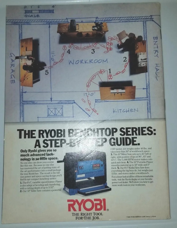 Workbench Magazine. 19 Gift Projects. 1988. Do It Yourself | eBay