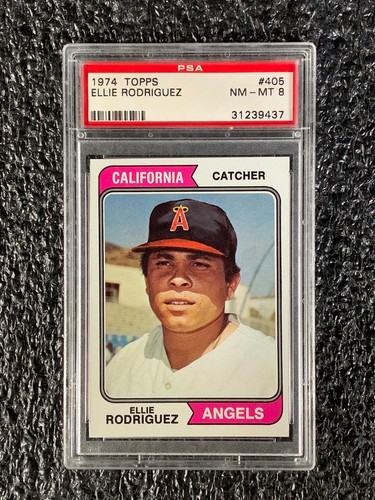 1974 Topps Baseball #405 Ellie Rodriguez PSA 8 | eBay