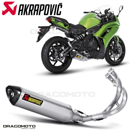 KAWASAKI ER-6N / ER-6F / NINJA 650 2012-2016 Full exhaust AKRAPOVIC S-K6R7-HT | eBay Australia