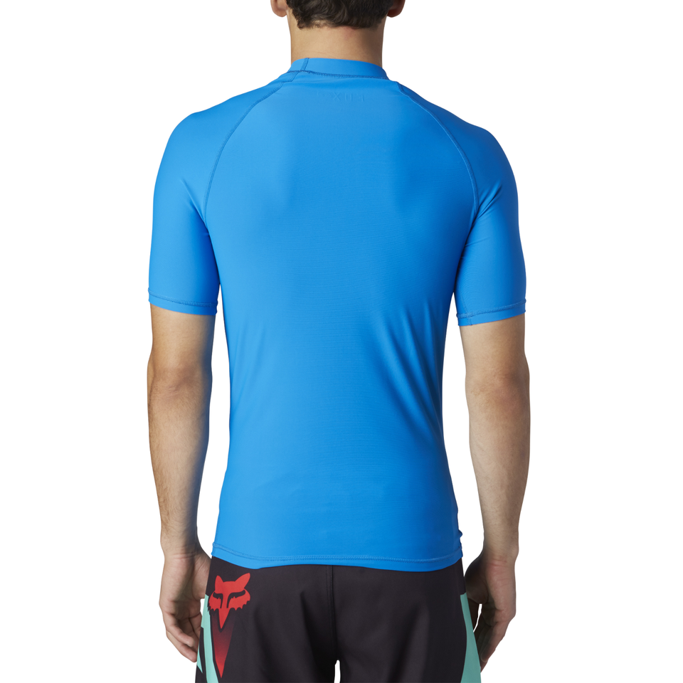 Fox Head Logo Legacy Rash Guard Surf/Swim Blue/White Mens Medium WAS ...