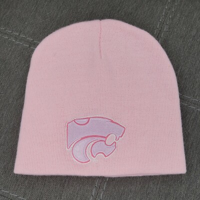 Kansas State Wildcats Beanie NCAA Pink Knit Beanie One Size Fits Most ...