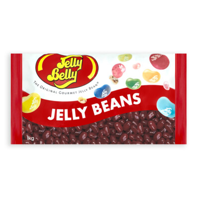 Jelly Belly Raspberry 1kg Jelly Bean Bag Chewy Sweet Confectionery ...