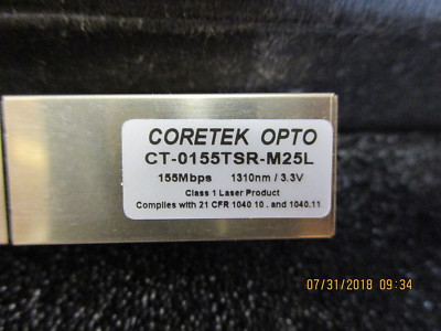 CT-0155TSR-M25L Coretek Opto 155 Mpbs single mode Transceiver Module ...