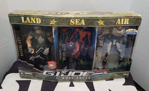 Backblast Deep Six Barrel Roll G.I. JOE COBRA Combat Squad MOC NEW Toys ...