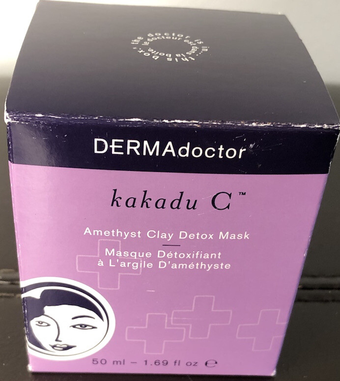 Dermadoctor Kakadu C Amethyst Clay Detox Mask 1.69 oz/50 ml Detoxifies | eBay