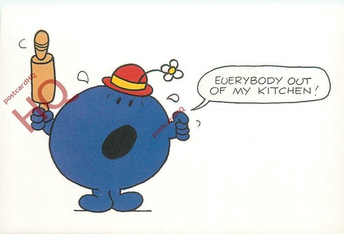 Picture Postcard~ Mr. Men, Little Miss Bossy, 'Little Miss Cookbook' | eBay