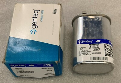 GENTEQ MEXICO CAPACITOR 10 UF MFD 370V 97F9002 97F9002s OR 97F9002BZ3 ...