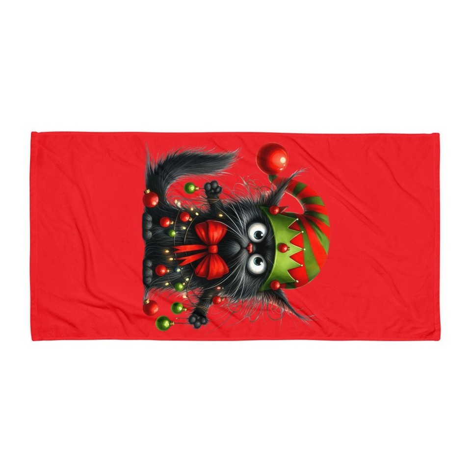 Grumpy Cat Christmas Towel | eBay