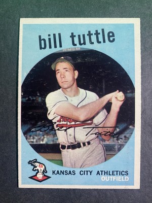1959 Topps Baseball Bill Tuttle Kansas City Athletics Card #459 | eBay